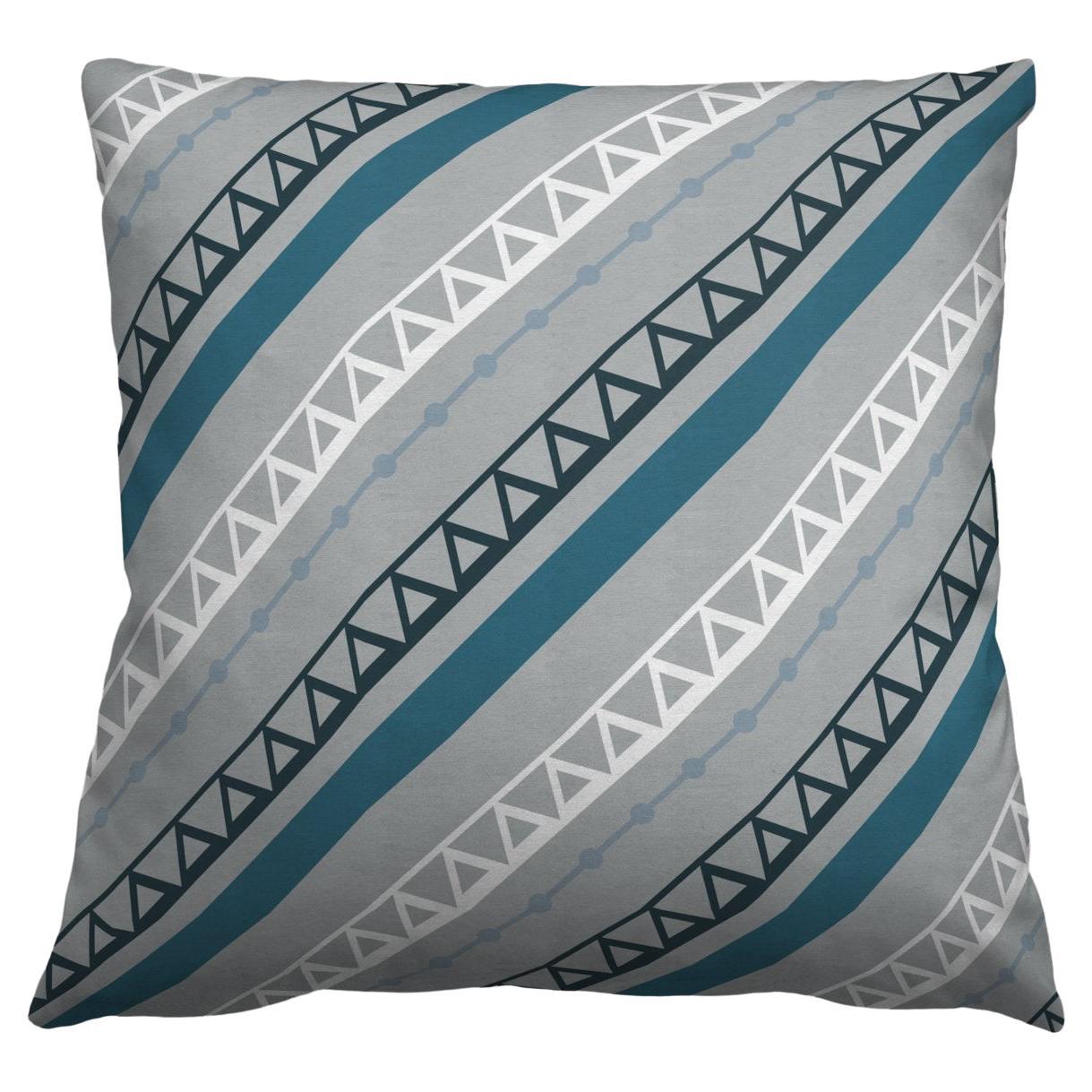 Pair of Gray Fur Pillows at 1stDibs