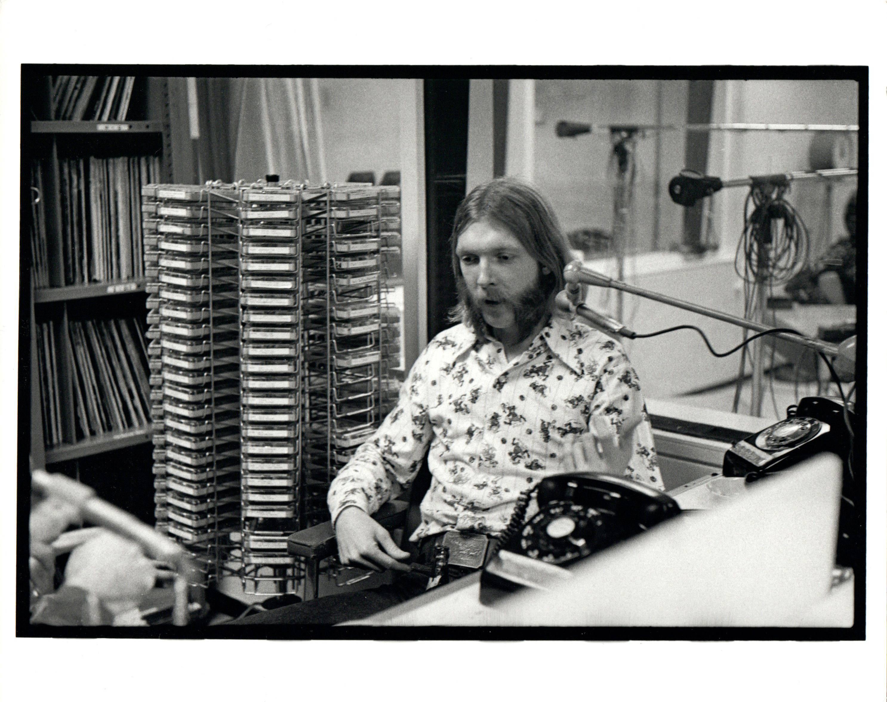Neal Preston - Duane Allman in DJ Booth Vintage Original Photograph at ...
