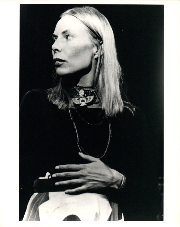Neal Preston - Joni Mitchell Striking Profile Portrait Vintage Original ...