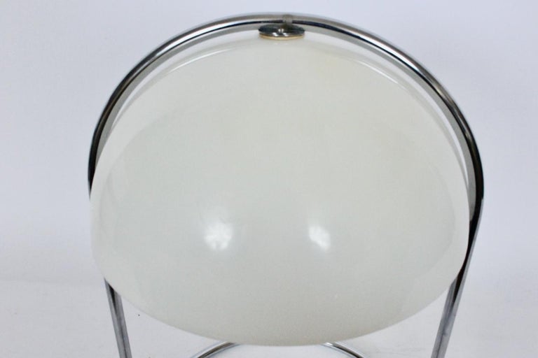 Neal Small Mushroom "Miri" Lamp with Dome Shade, 1970's For Sale at 1stDibs