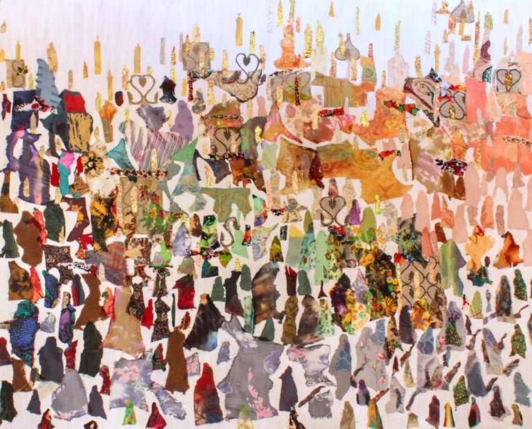 Neama El Sanhoury - "Fabric of Society I" 47" x 59" inch by Neama El ...