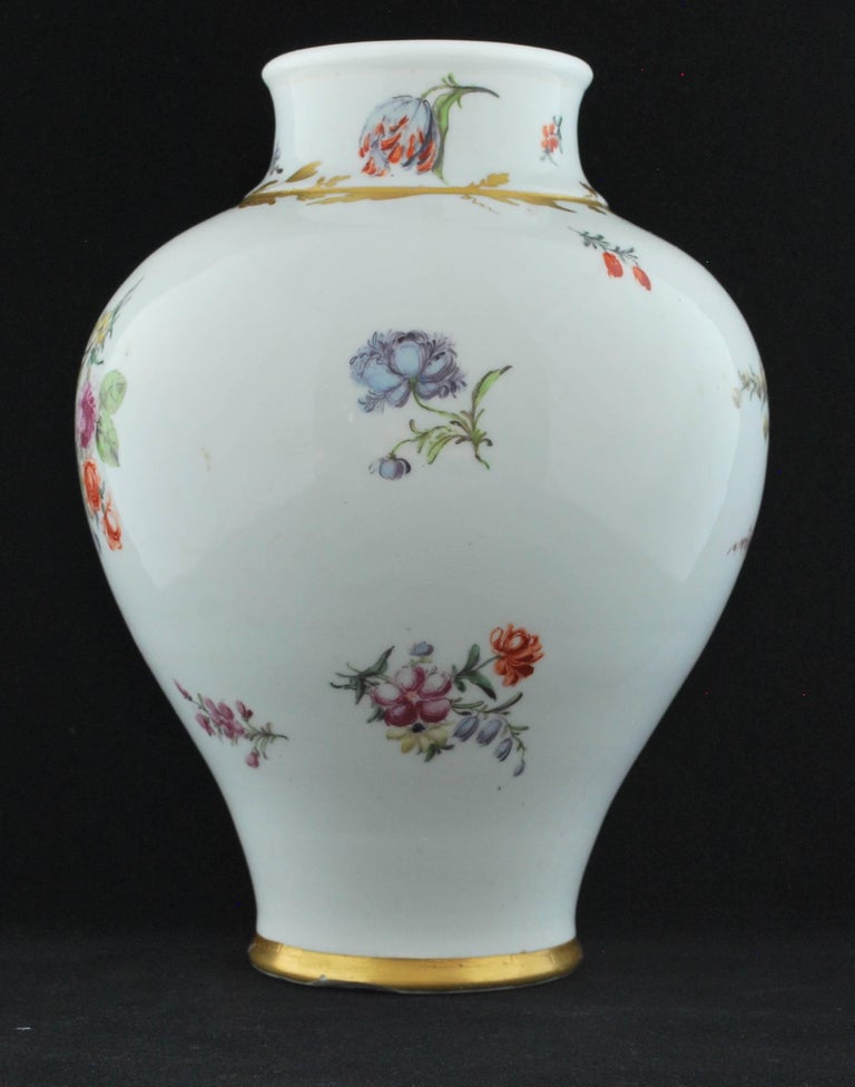 Near Pair of Baluster Shape Vases, Chelsea, circa 1755 For Sale at ...