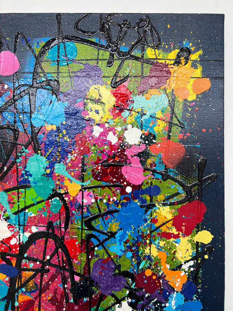 NEBAY - Graffiti painting by French artist NEBAY: Puissance Nocturne ...