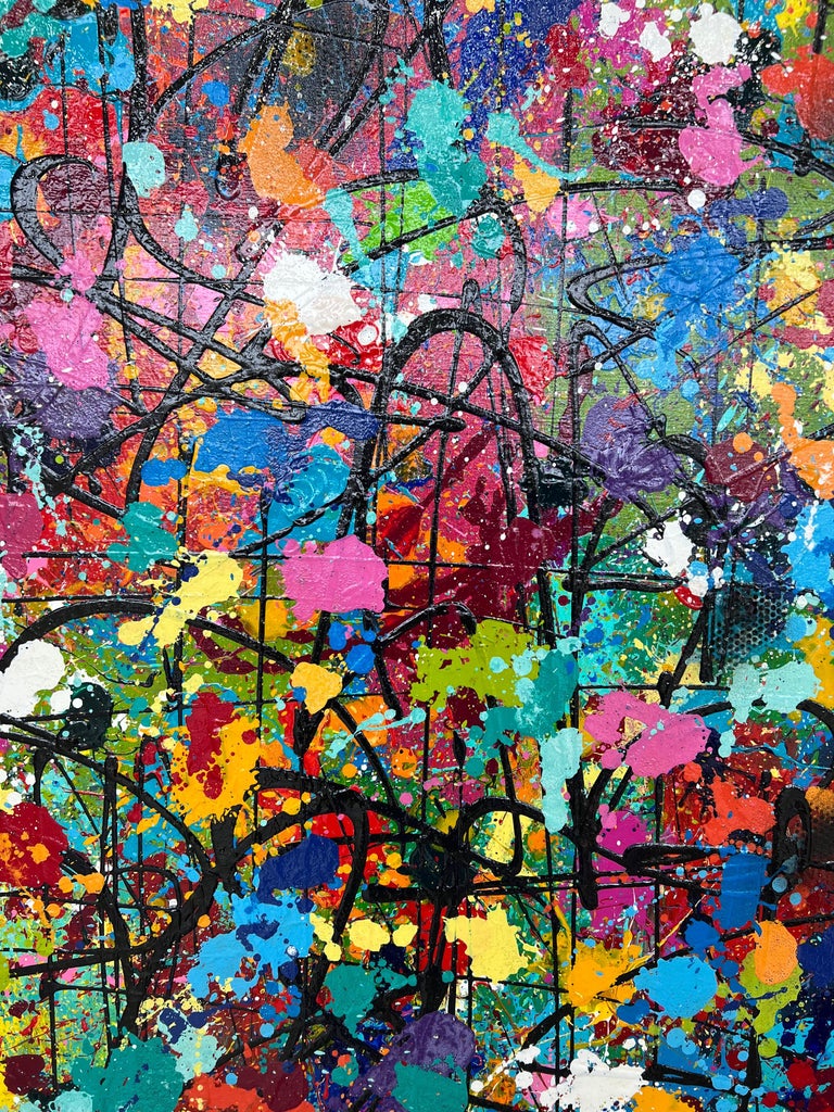 NEBAY - Graffiti painting by French artist NEBAY: Puissance Nocturne ...