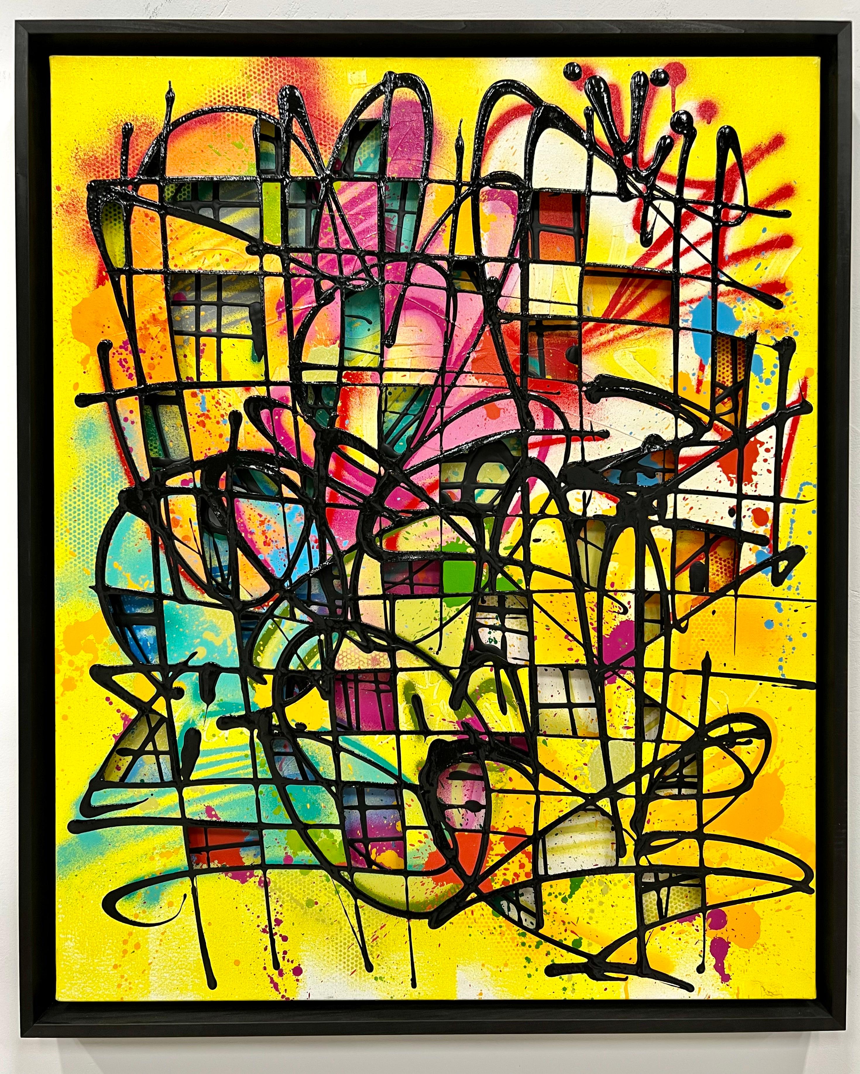 NEBAY - Graffiti painting de l'artiste français NEBAY : Puissance ...