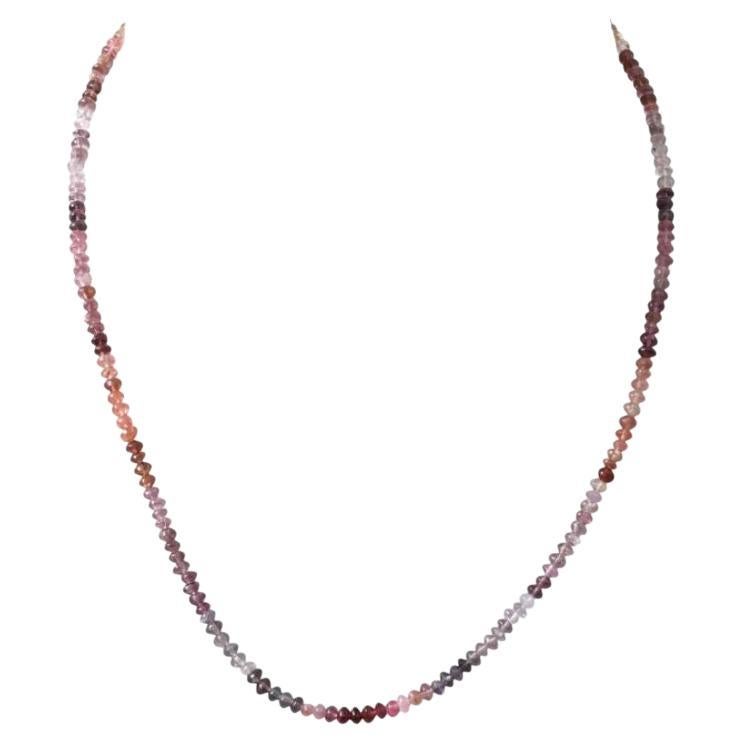 Antique Mughal Indian Spinel Diamond Jaipur Enamel Necklace For Sale at ...