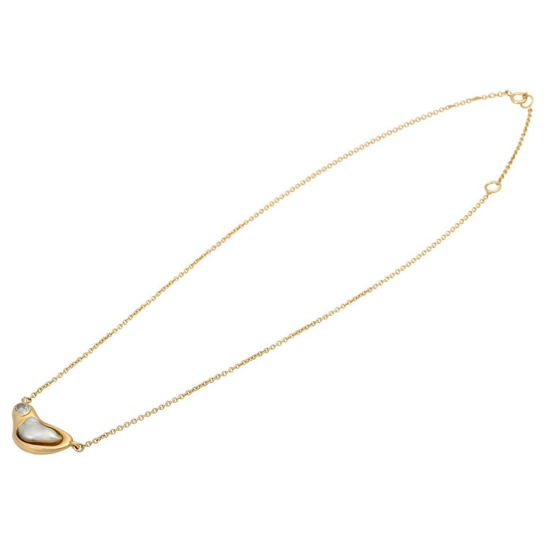 Necklace with 1 Keshi Pearl For Sale at 1stDibs