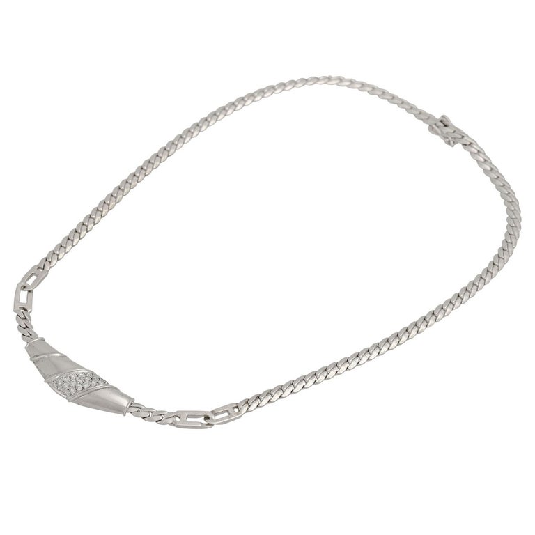 Necklace with 24 Brilliants For Sale at 1stDibs