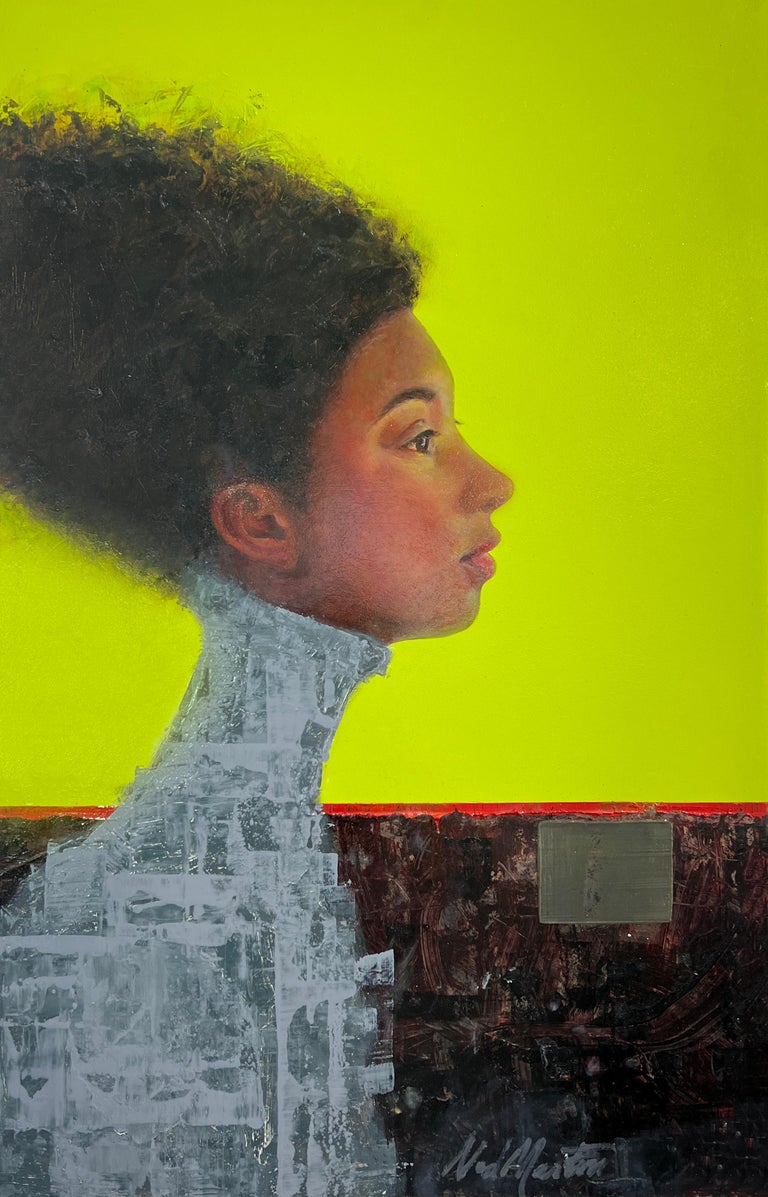 Ned Martin - "Spirits Through Time VII," Abstract Portrait Painting For ...