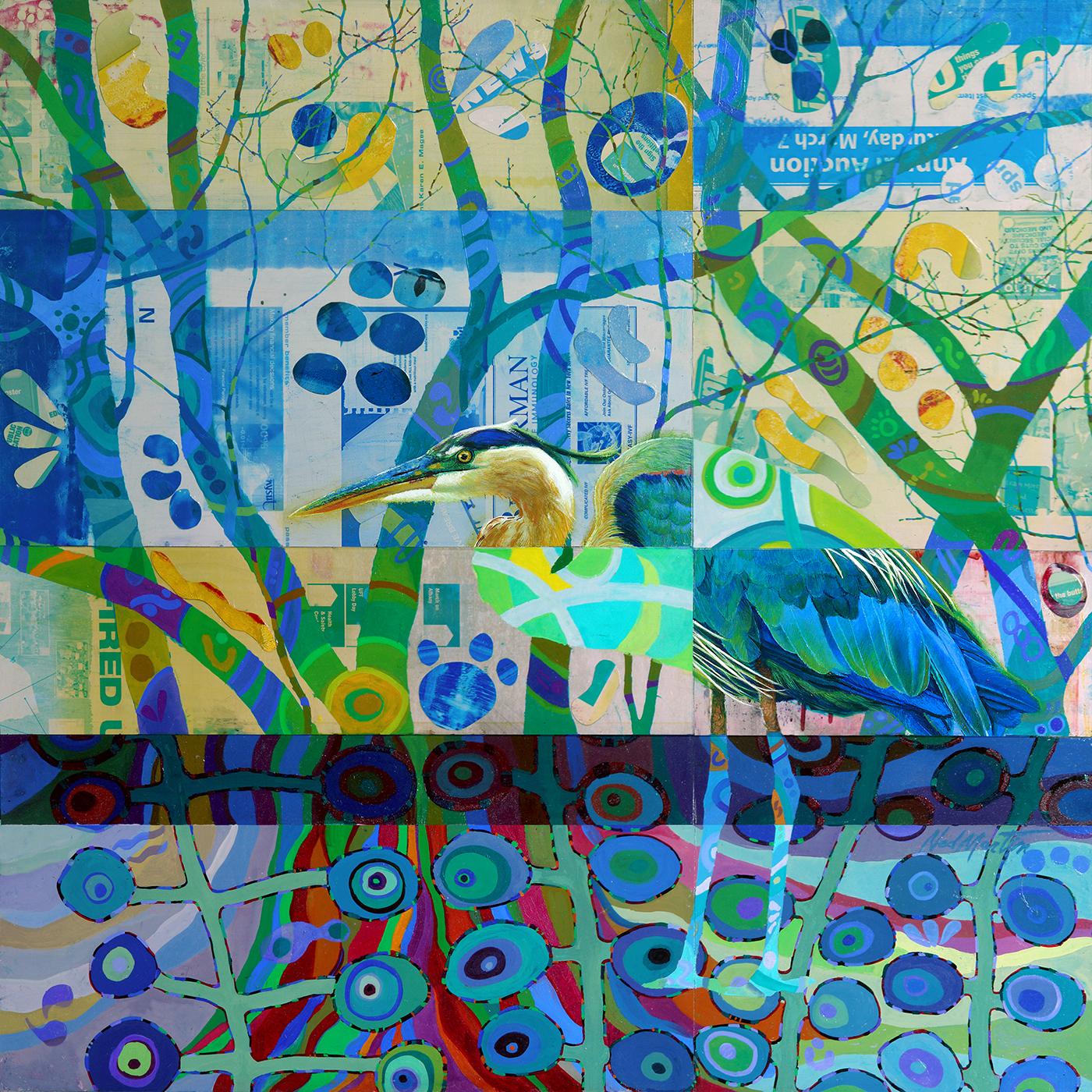 Ned Martin - "What I Never Had Seen," Abstract Oil Painting at 1stDibs