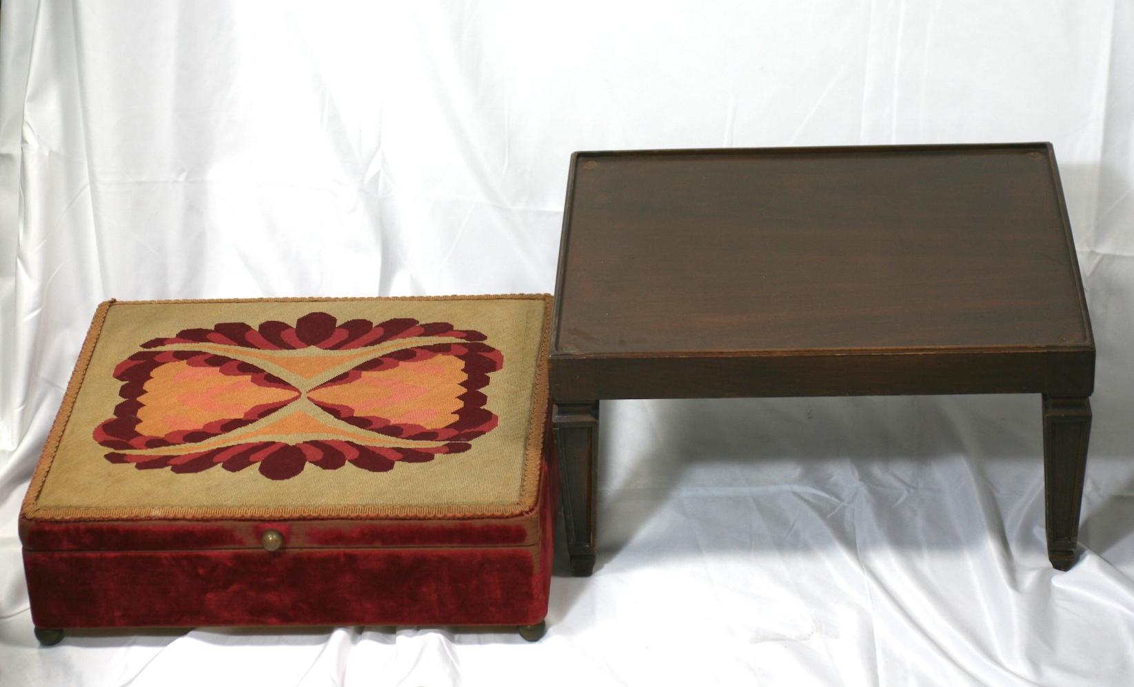 Needlepoint Box on Stand, Dorothy Draper at 1stDibs