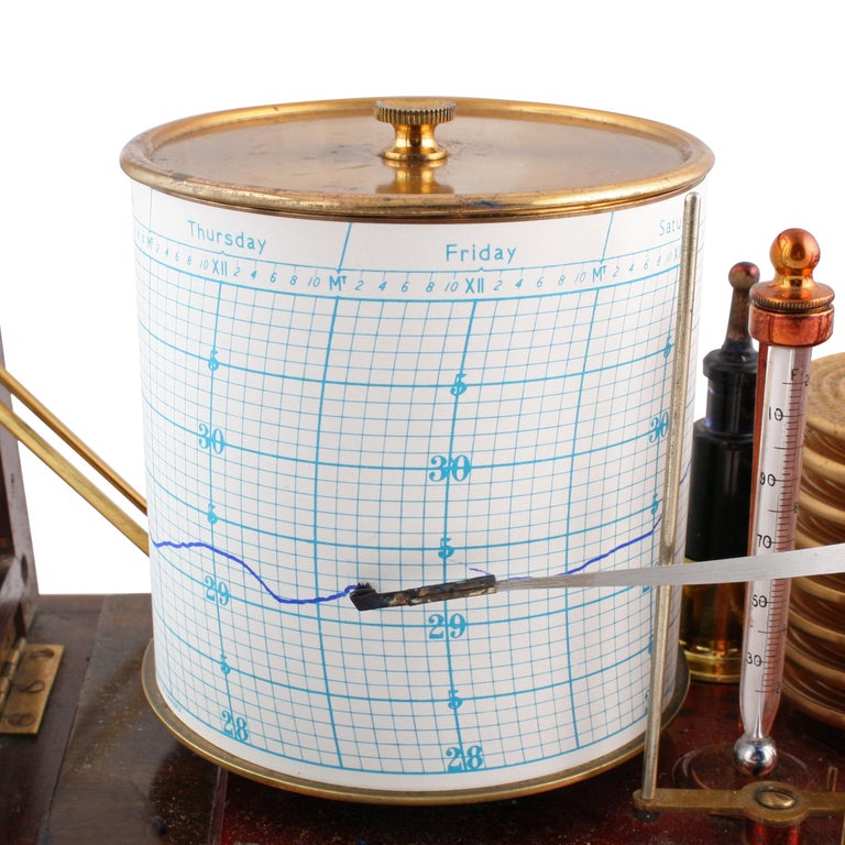 Negretti and Zambra Barograph Thermometer at 1stDibs