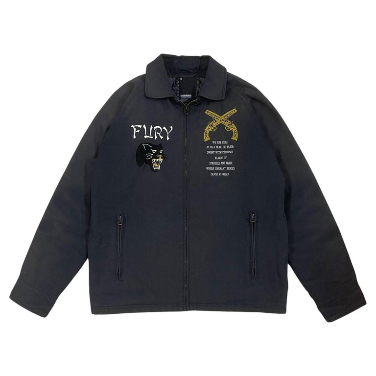 NEIGHBOURHOOD Multiple Patches Fury Eisenhower Jacket For Sale at 1stDibs