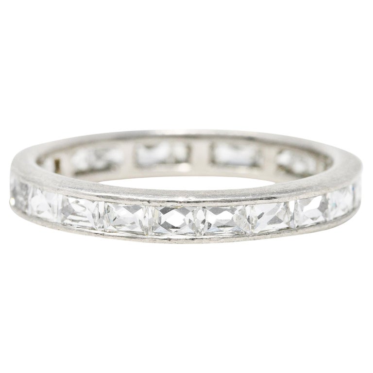 Neil Lane Couture French Cut 2.05 Carats Diamond Eternity Channel Band ...