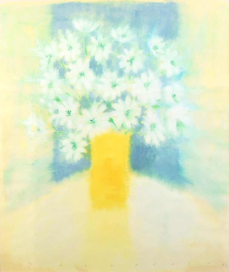 Neil Shawcross - 'Yellow Vase and Flowers' by Neil Shawcross RHA RUA ...