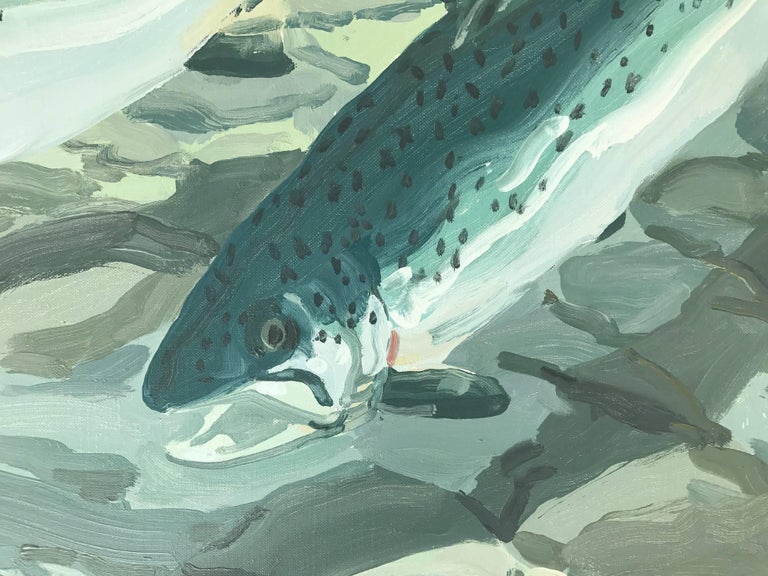 Neil Welliver - Unititled (Two Trout) at 1stDibs