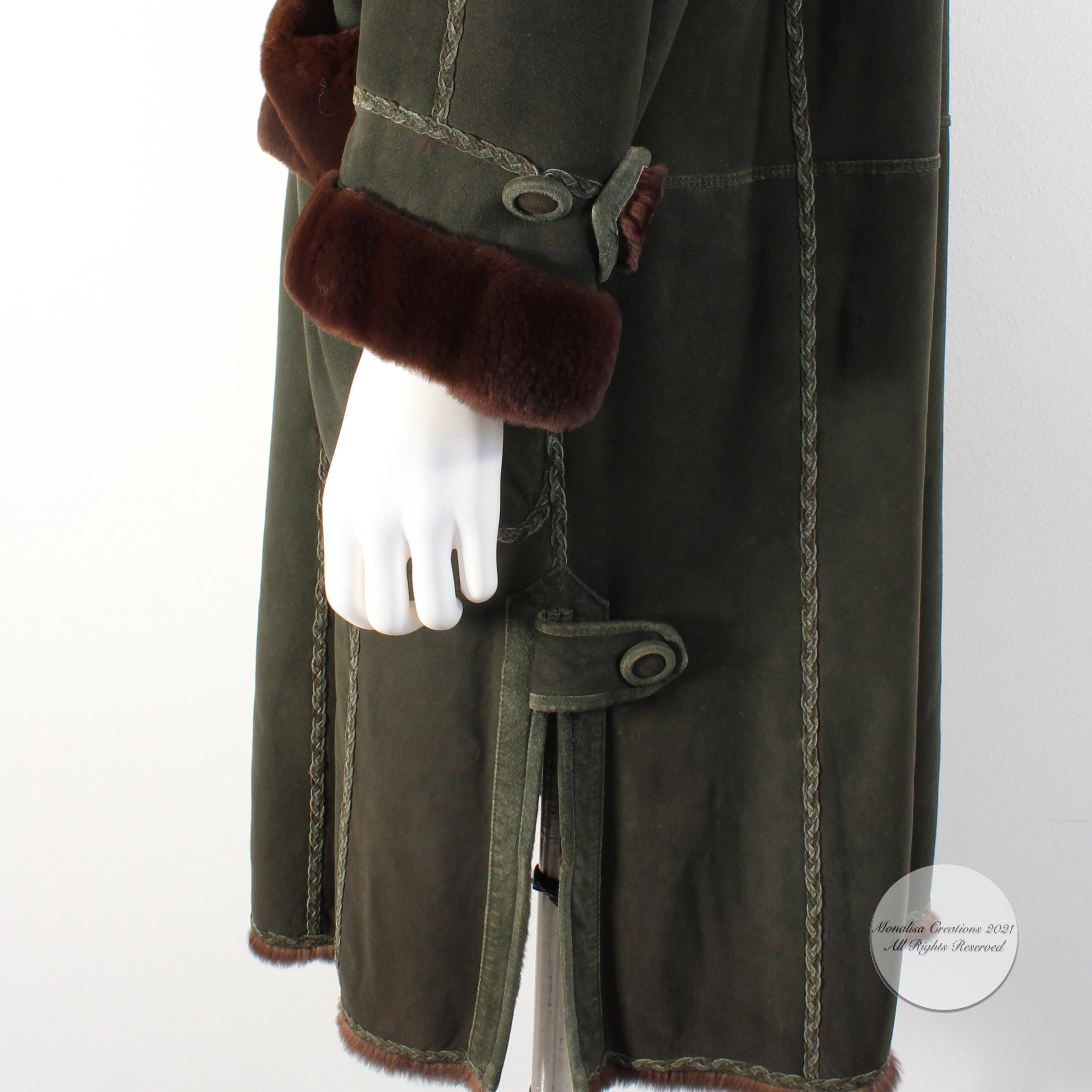 Neiman Marcus Coat Shaved Mink Reversible Shearling with Shrug 2pc Set ...