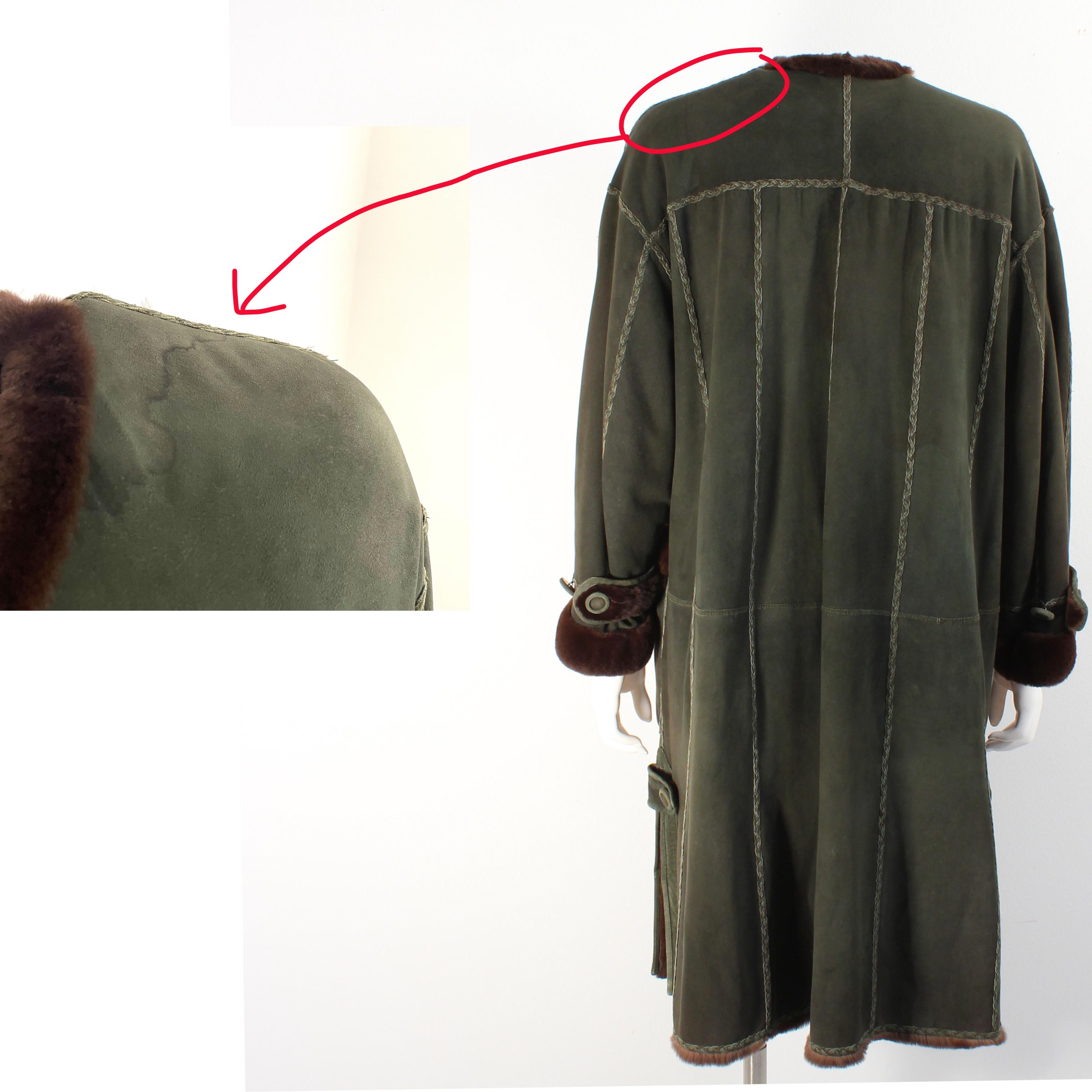 Neiman Marcus Coat Shaved Mink Reversible Shearling with Shrug 2pc Set ...