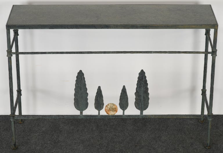 Neirmann Weeks Giacometti Tree Console Table, 1980s at 1stDibs