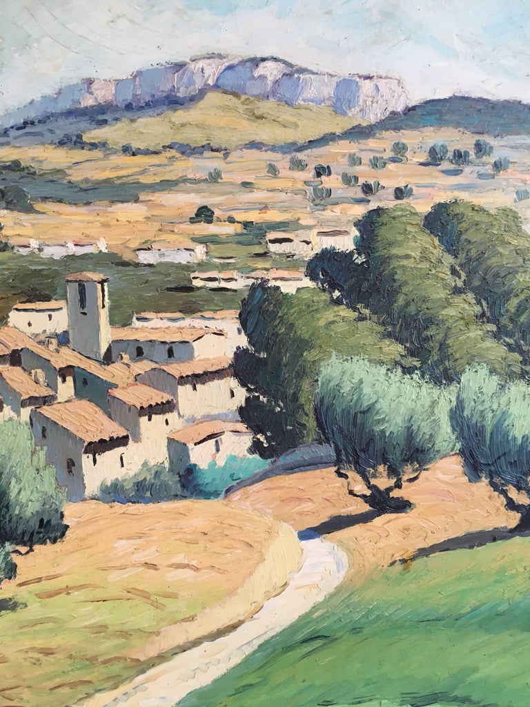 Nel Gautier - Provence Impressionist Landscape, Oil Painting at 1stDibs ...