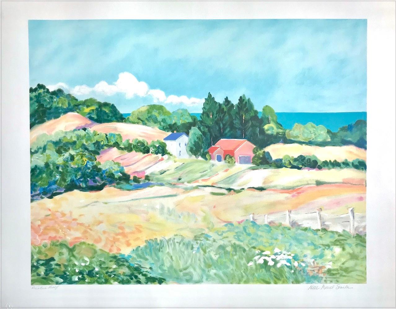 Nell Revel-Smith - Pastel Landscape: Impressionist Trees, Hand drawn ...