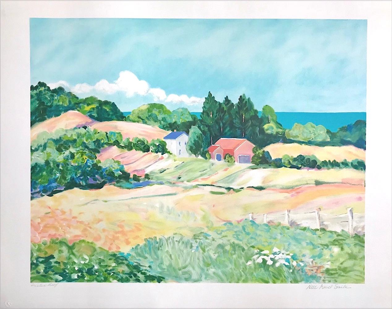 Nell Revel-Smith - Pastel Landscape: Impressionist Farmhouse, Signed ...