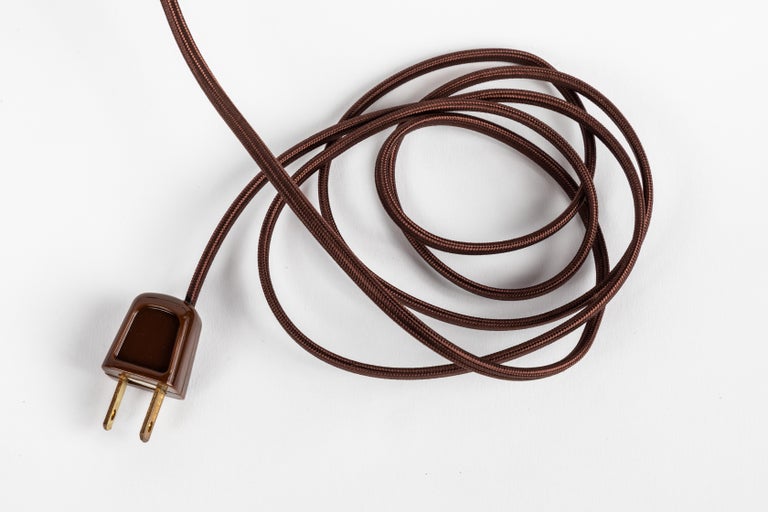 'Nena' Table Lamp in Black Metal and Wood by Alvaro Benitez For Sale at ...