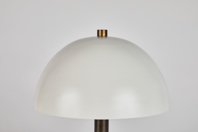 'Nena' Table Lamp in White Metal and Wood by Alvaro Benitez For Sale at ...