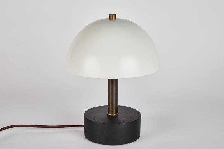 'Nena' Table Lamp in White Metal and Wood by Alvaro Benitez For Sale at ...