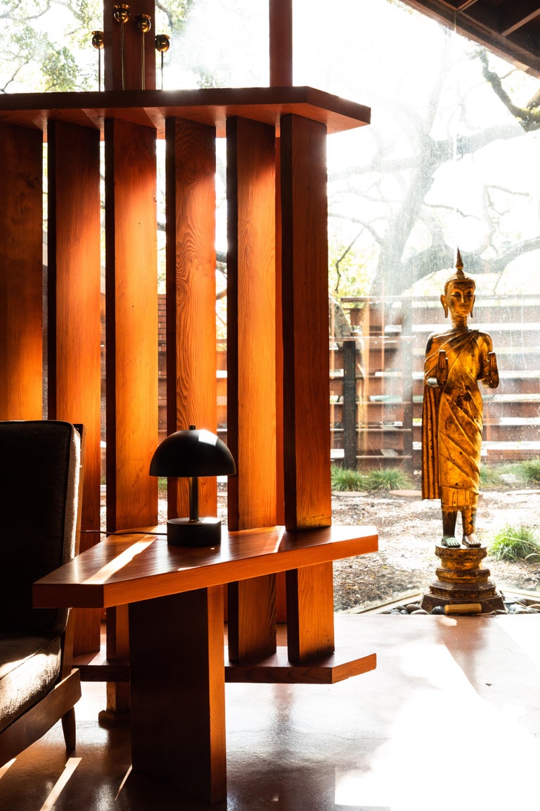 'Nena' Table Lamp in White Metal and Wood by Alvaro Benitez For Sale at ...