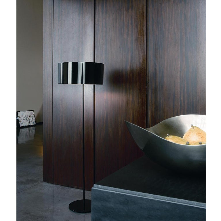 Nendo Floor Lamp 'Switch' Black Metal by Oluce For Sale at 1stDibs
