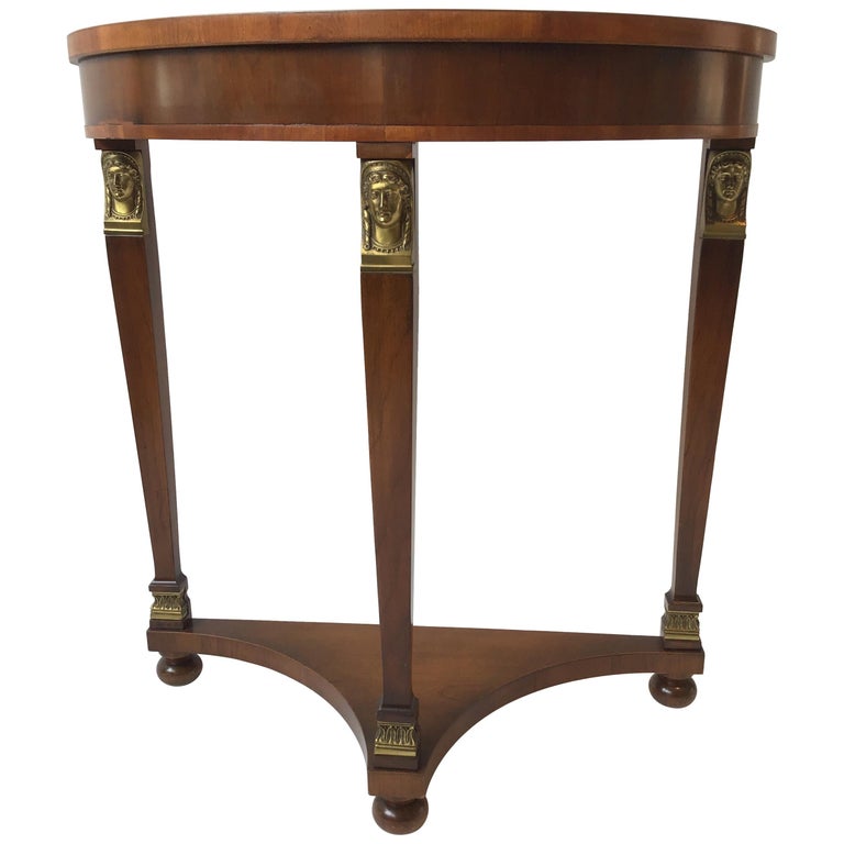 Neo Classic Style Demi Lune Console at 1stDibs