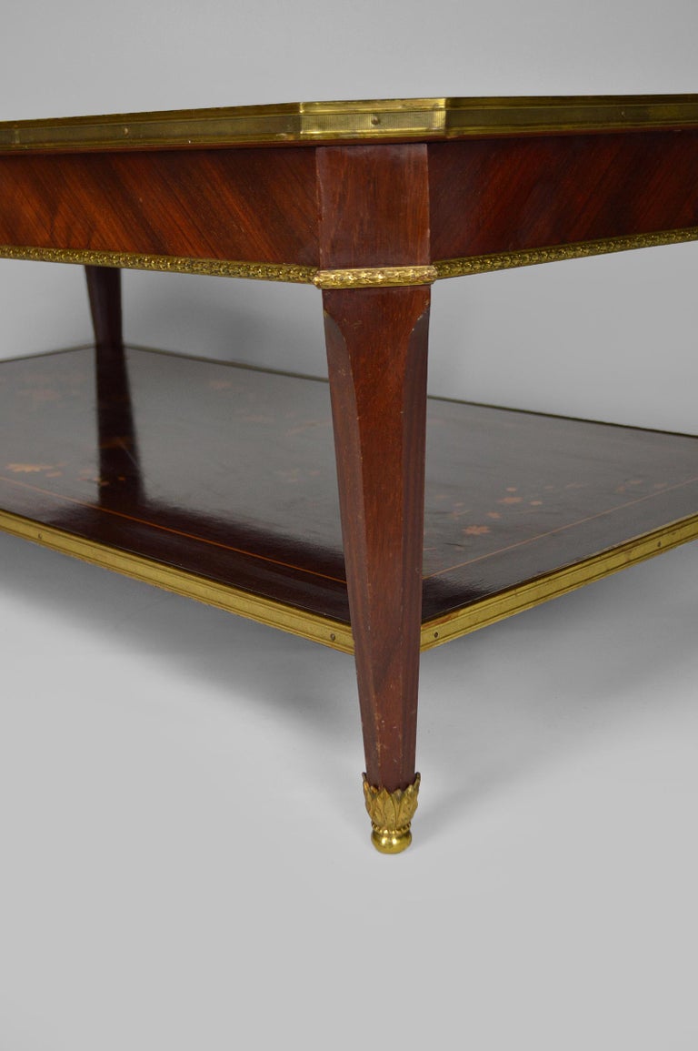 Neo-Classical Coffee Table with Marquetry, France, 20th Century For ...