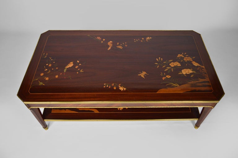 Neo-Classical Coffee Table with Marquetry, France, 20th Century For ...