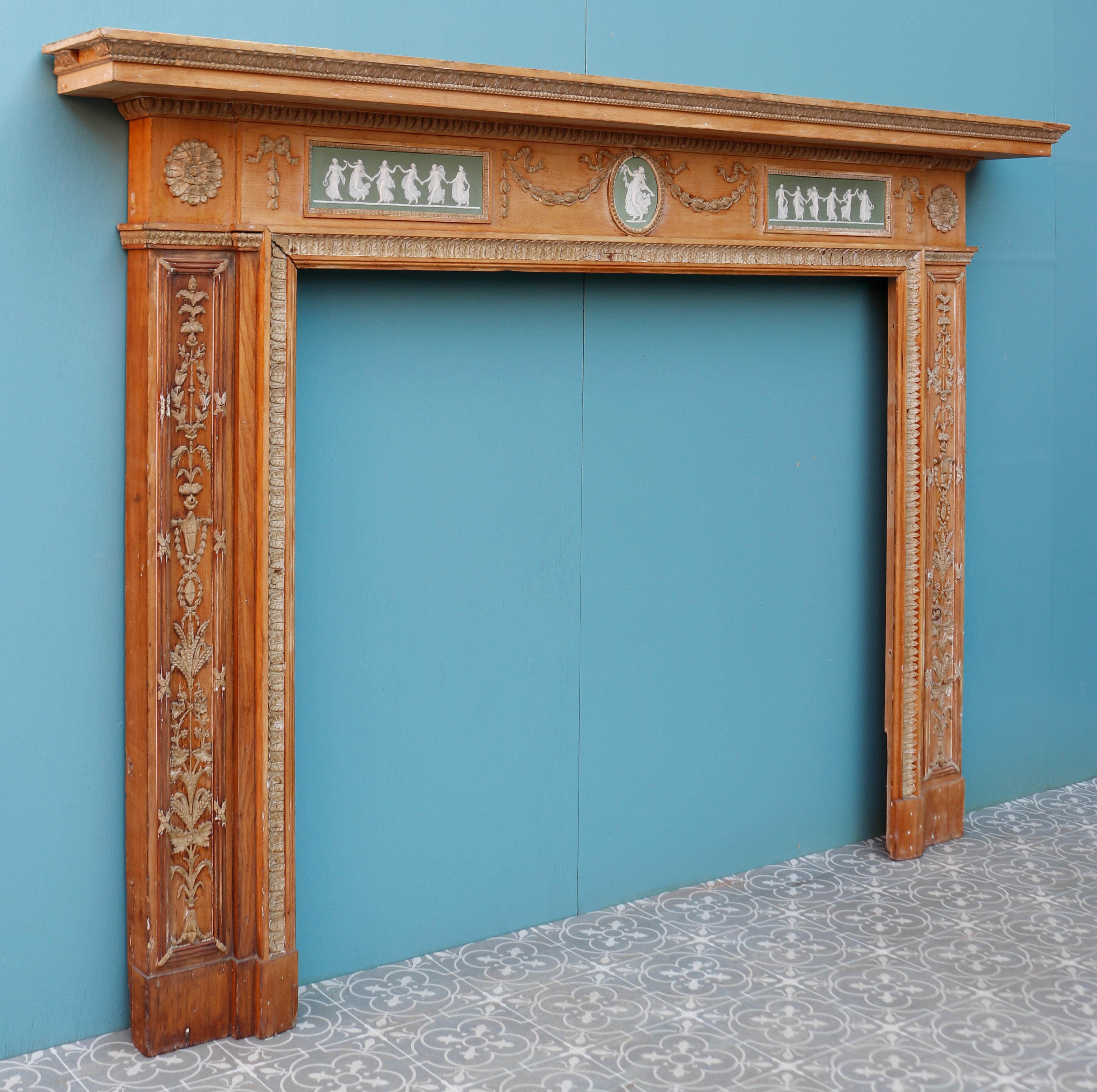 Neo-Classical Fireplace Surround For Sale at 1stDibs