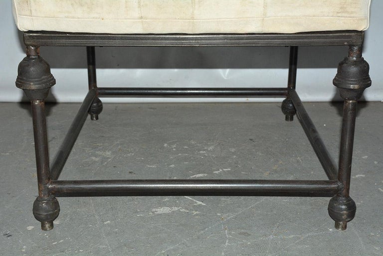 Neo-Classical Iron Base Stool For Sale at 1stDibs