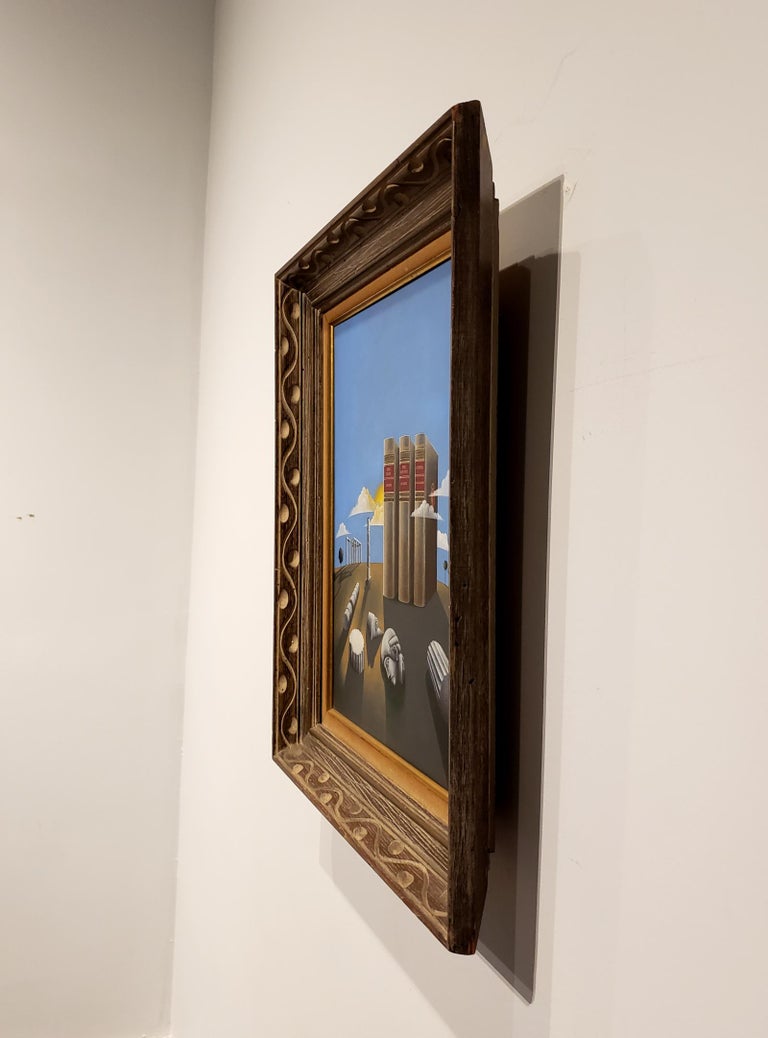 Neoclassical Painting by 1970s Illustrator Roger Hane For Sale at 1stDibs