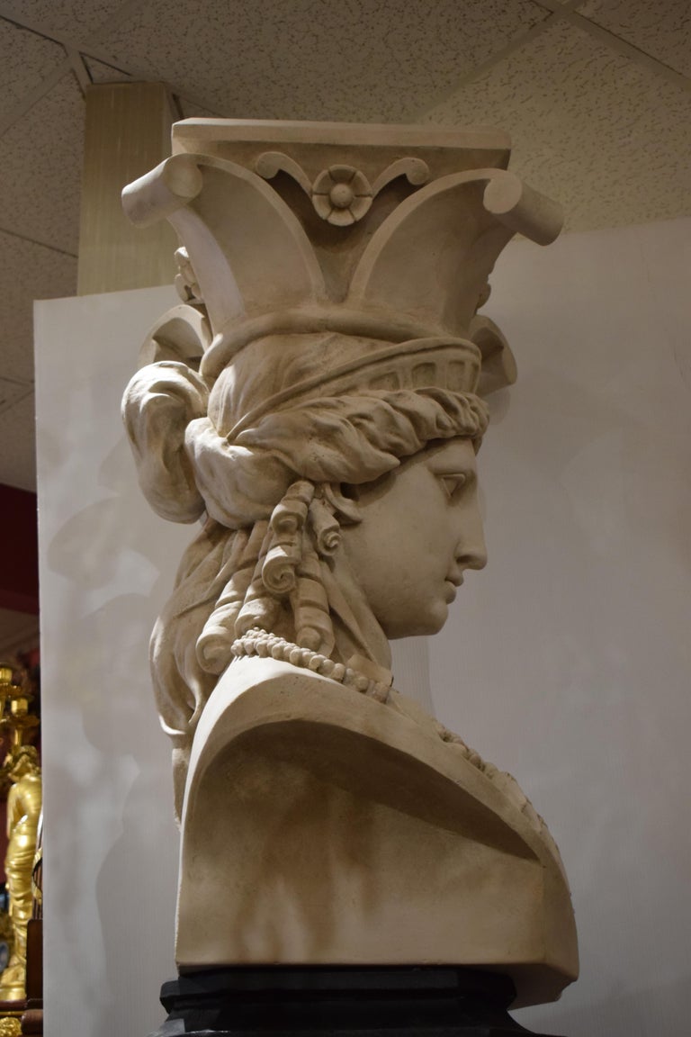 Neo Classical Pedestal depicting Maiden For Sale at 1stDibs