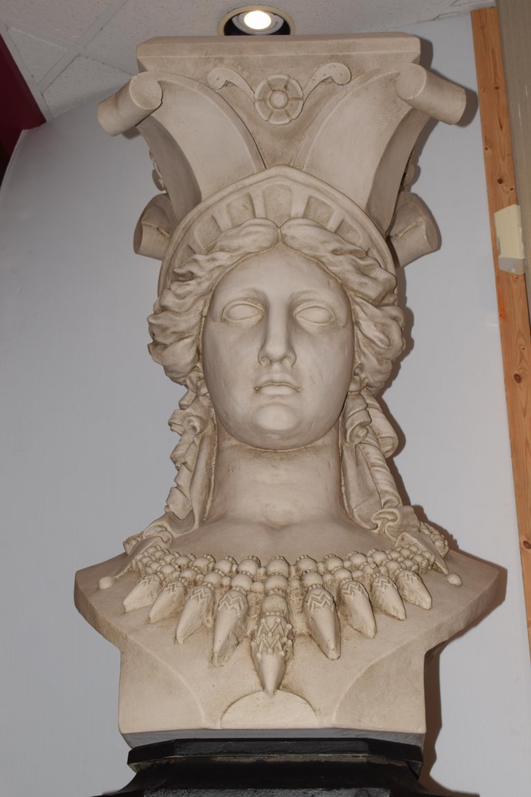 Neo Classical Pedestal depicting Maiden For Sale at 1stDibs