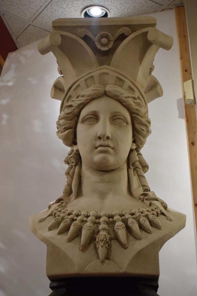 Neo Classical Pedestal depicting Maiden For Sale at 1stDibs