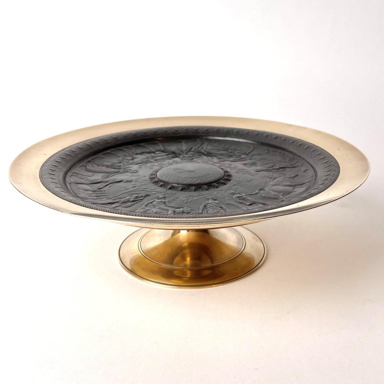 Neo-Grec Bronze and Patinated Bronze Tazza by F. Levillain, Cast by ...