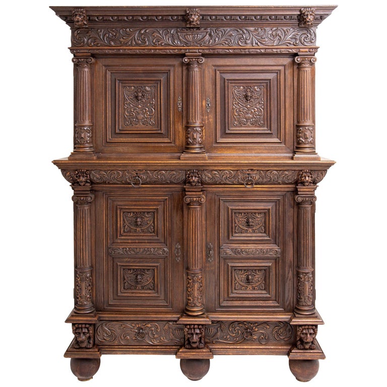 Neo-Renaissance Cabinet, Late 19th Century For Sale at 1stDibs