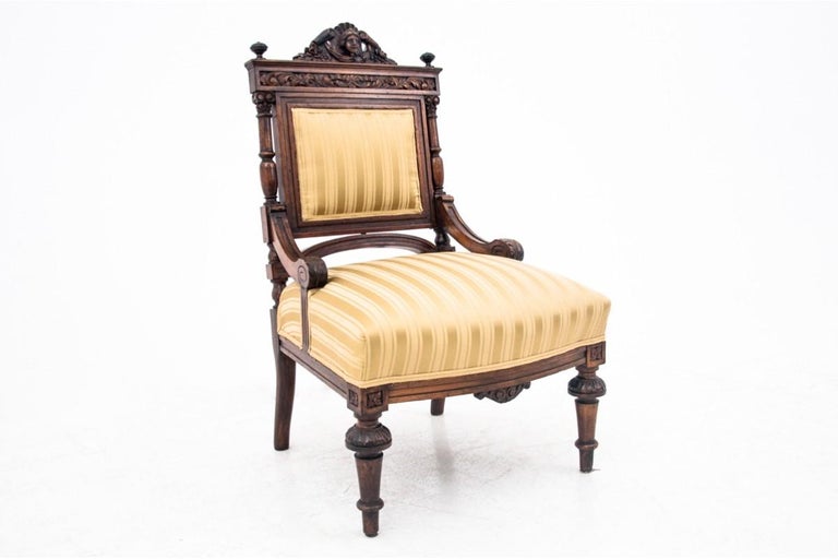 Neo-Renaissance Living Room Set, France, circa 1880, Renovated For Sale ...