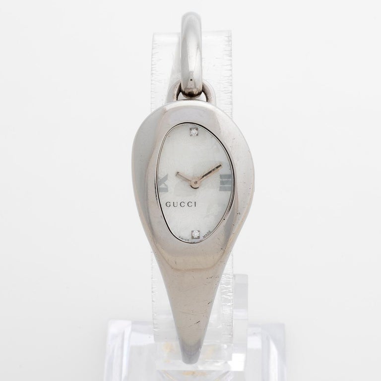 Neo Vintage Gucci Ref 103L, Horse Bit Design, Rare Floral Dial/Diamonds ...