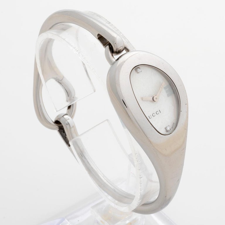 Neo Vintage Gucci Ref 103L, Horse Bit Design, Rare Floral Dial/Diamonds ...