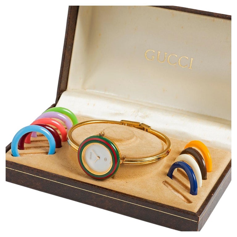 Neo Vintage Gucci Ref 1100L, 'With 10 Coloured Bezels' Excellent ...