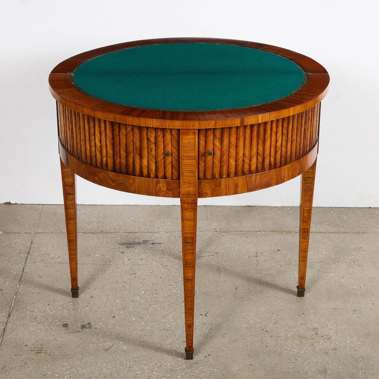 Neoclassic Game Table For Sale at 1stDibs