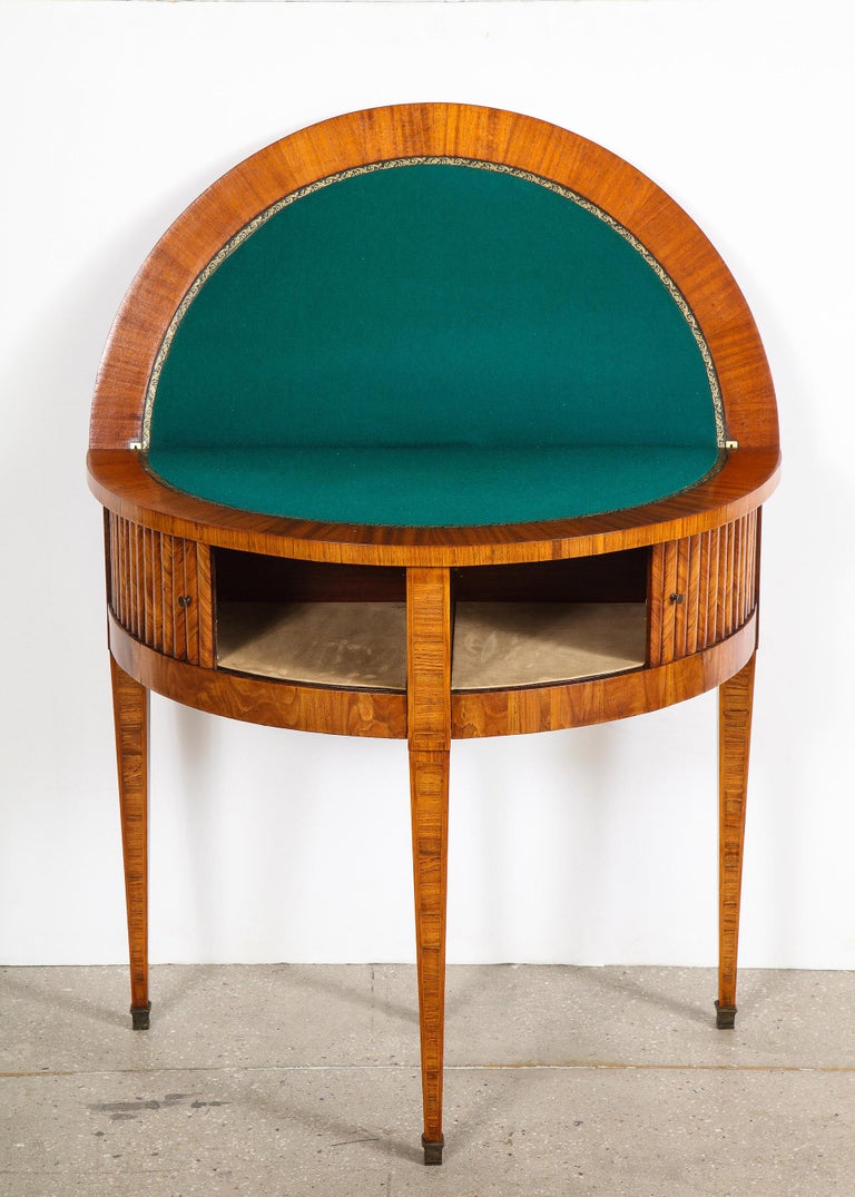 Neoclassic Game Table For Sale at 1stDibs