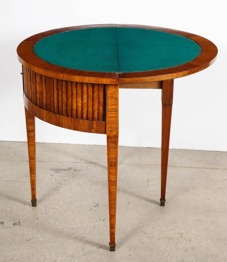Neoclassic Game Table For Sale at 1stDibs
