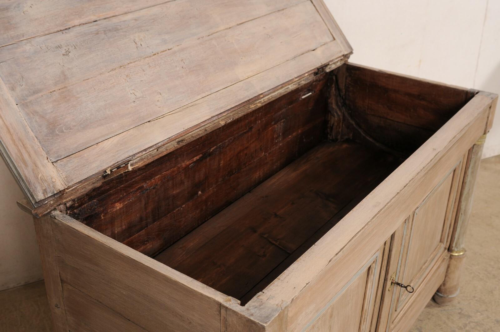 Neoclassic Lift-Top Cabinet, 19th C. France For Sale at 1stDibs